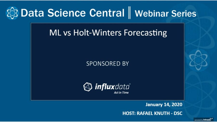 DSC Webinar Series: ML vs Holt-Winters Forecasting - DataScienceCentral.com DSC Webinar Series: ML vs Holt-Winters Forecasting - DataScienceCentral.com